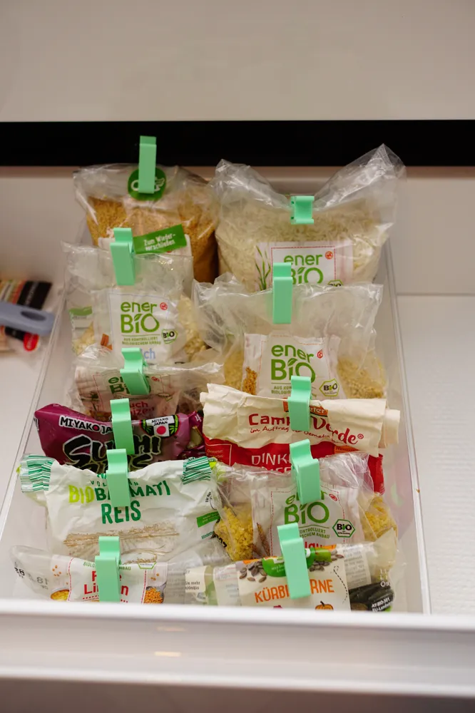 Mini Bag Clip with Customizable Label Kitchen Bags - Free 3D Print ...