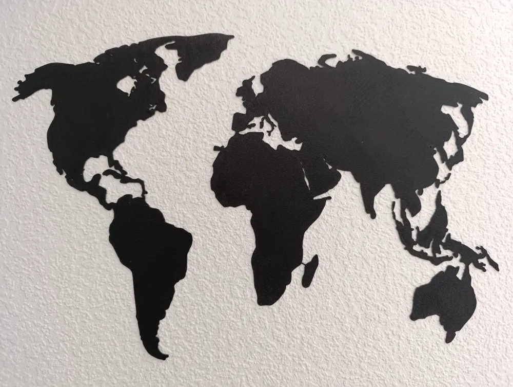 World Map 2D by LaWa - MakerWorld