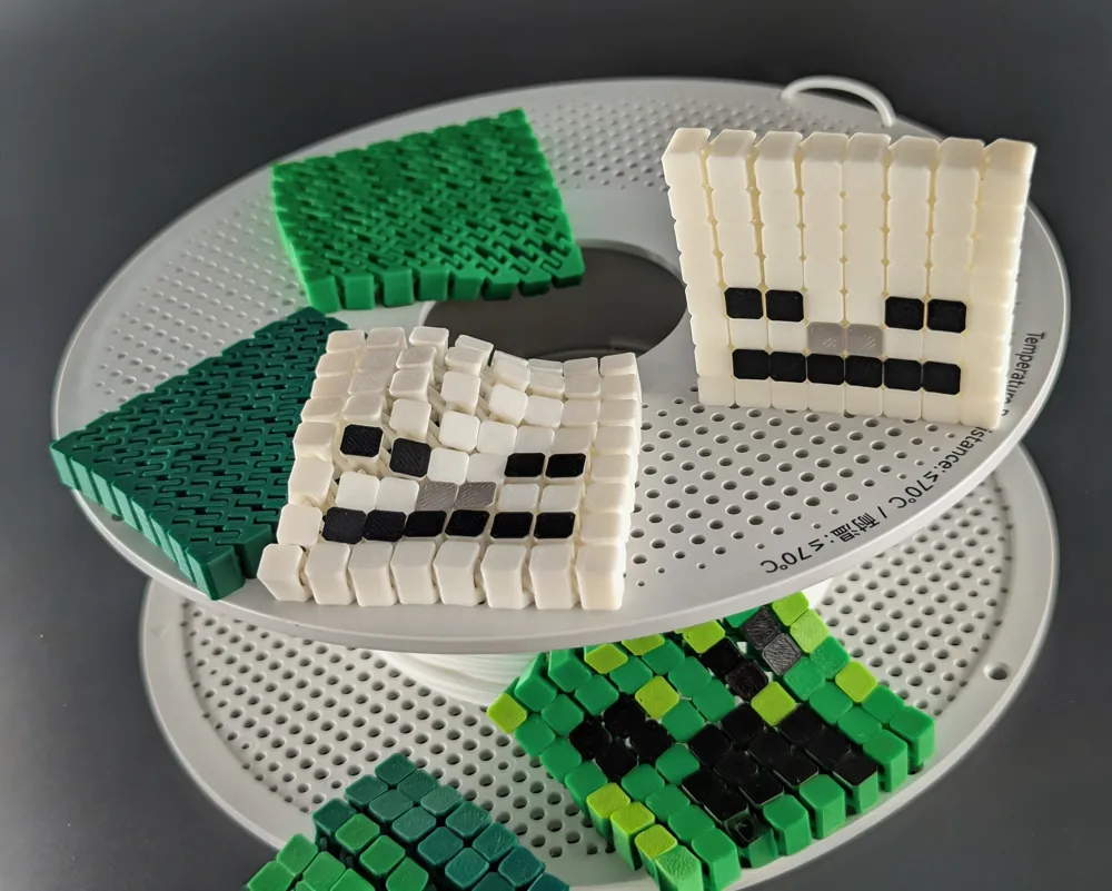 Minecraft Skeleton Flexi Fidget by Grandpa 3DPrints MakerWorld ...