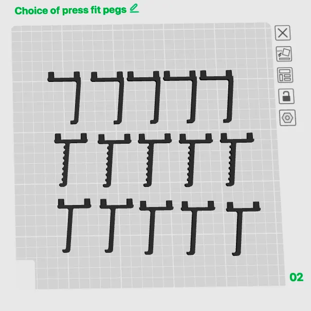 Mini Table Top Peg Board Stand by mbzrg MakerWorld: Download Free 3D Models