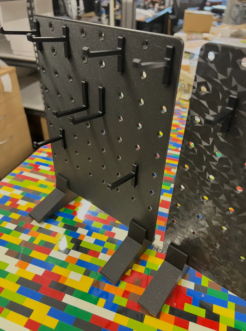 Mini Table Top Peg Board Stand by mbzrg MakerWorld: Download Free 3D Models