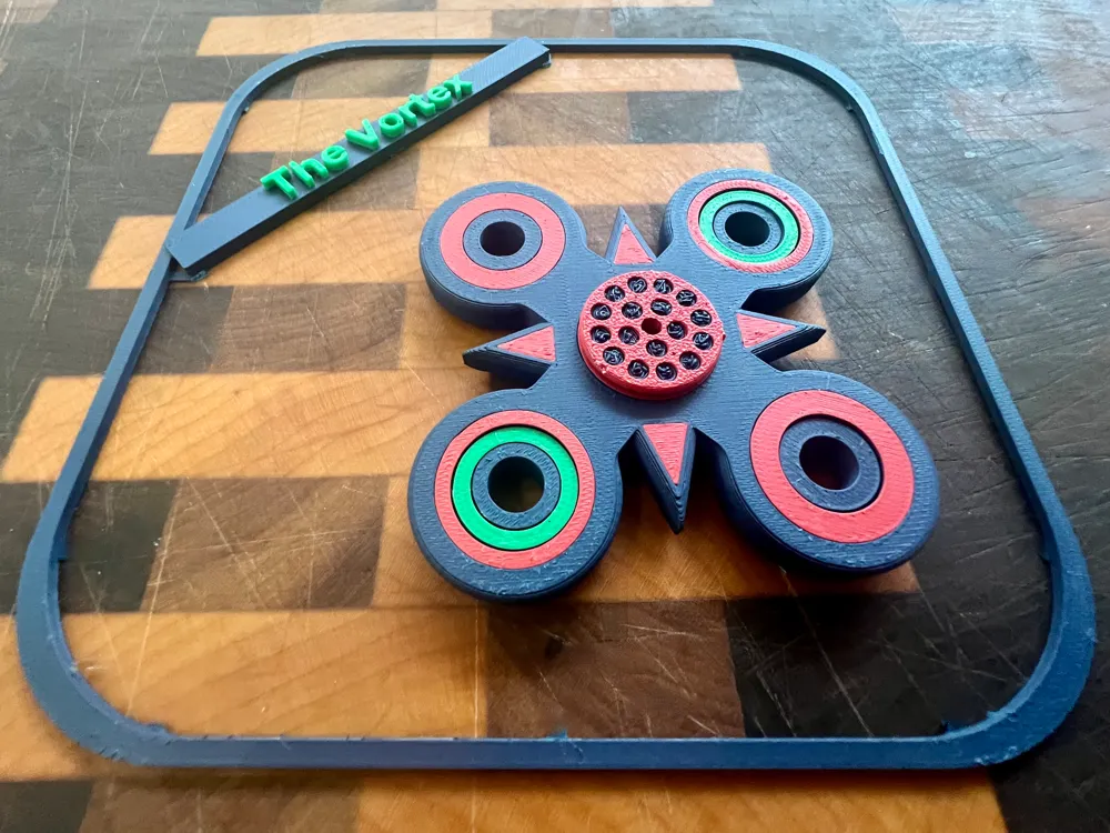 The Vortex Fidget Spinner Toy by jetpad - MakerWorld