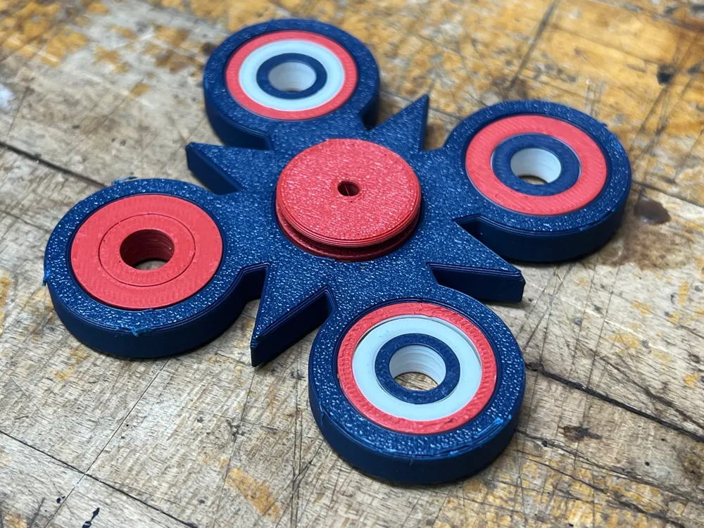 The Vortex Fidget Spinner Toy by jetpad - MakerWorld
