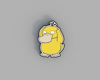 Pokemon Enton / Psyduck Lightbox by Manuel-P - MakerWorld