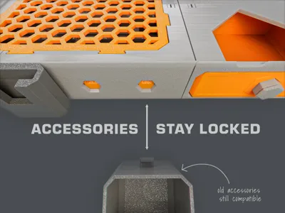 A1 Mini - Stackable Storage Stand V3 by Sam67c MakerWorld: Download ...