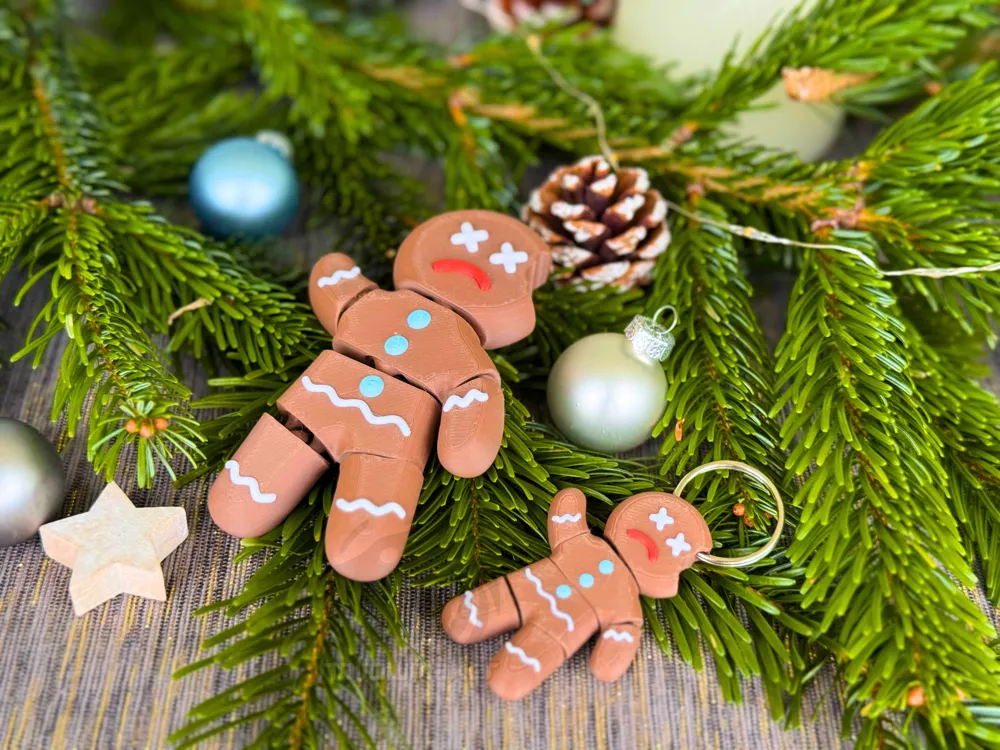 Articulated Dead Gingerbread Man - Free 3D Print Model - MakerWorld
