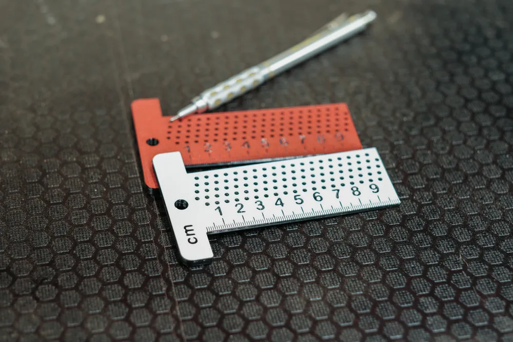 Pocket T Ruler, Square, Marking Gauge 10cm by KL Worx MakerWorld ...