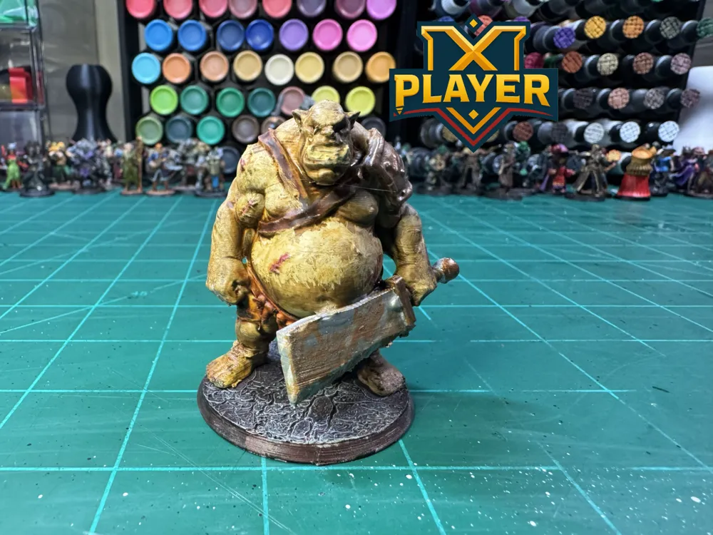 Fat Ogre Butcher: DnD D&D Pathfinder Mini - Free 3D Print Model ...