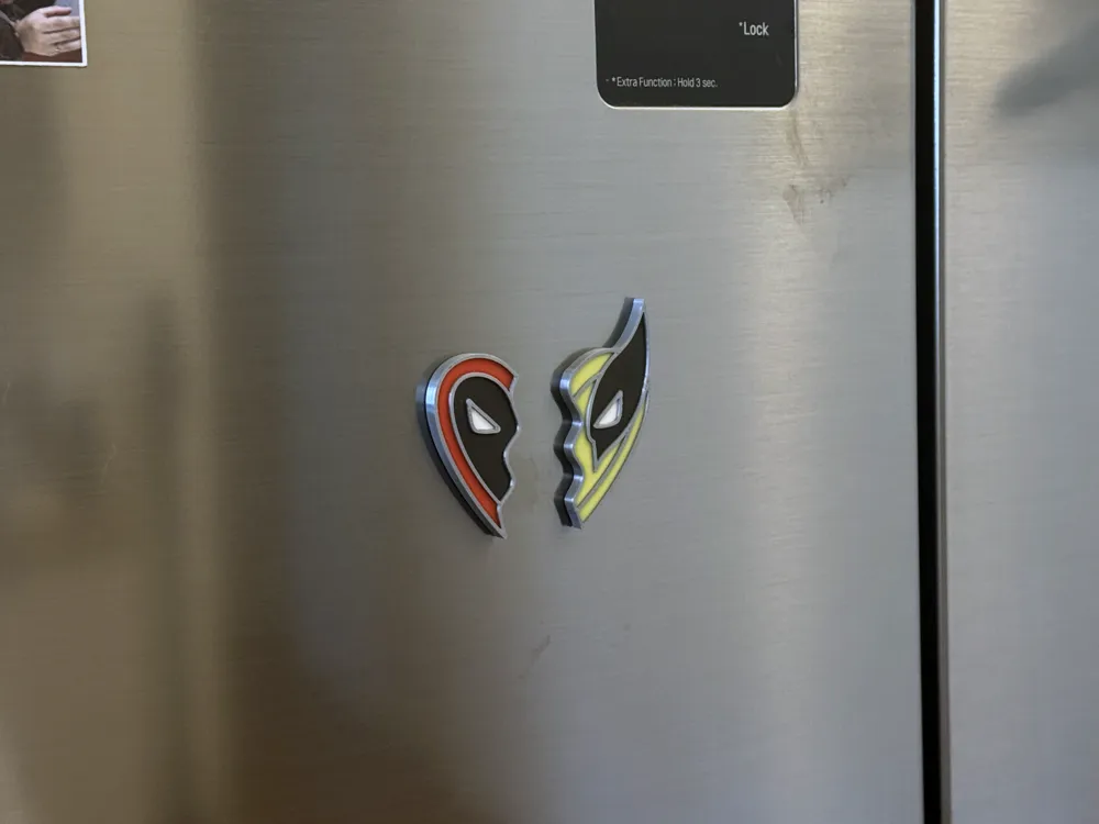 Deadpool & Wolverine Fridge Magnet by giuliomaffei90 - MakerWorld