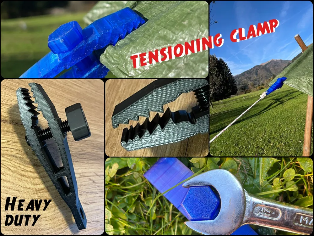 ULTIMATE HEAVY DUTY TENSIONING CLAMP by 2Bproject - MakerWorld