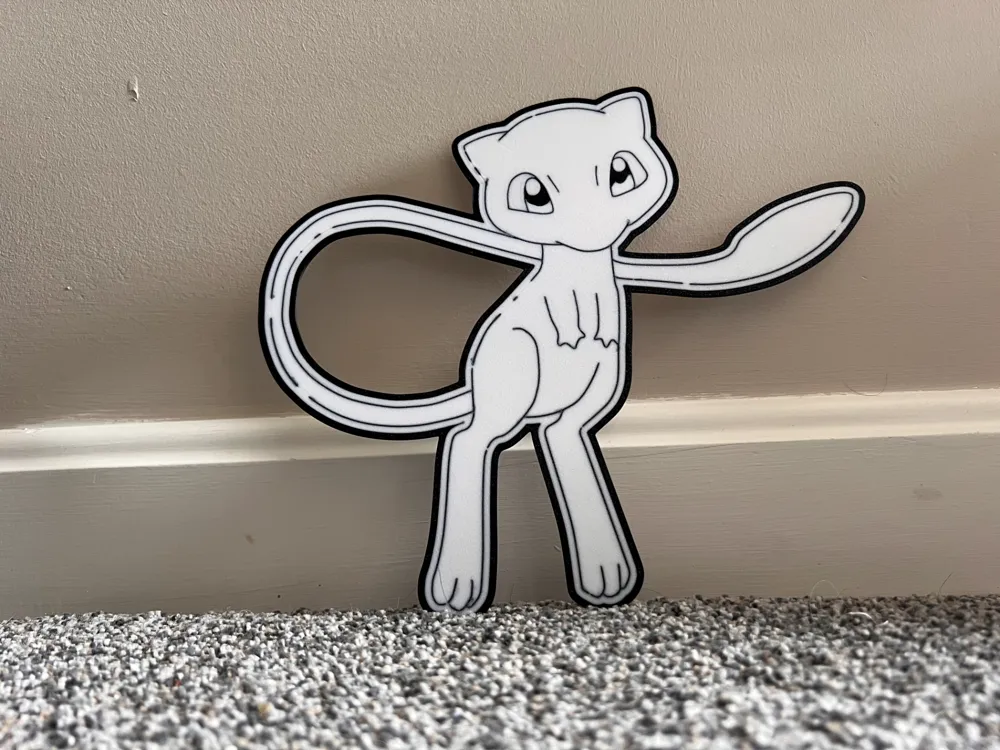 Pokemon - 0151 Mew LED Lamp by BeeTee 3D - MakerWorld
