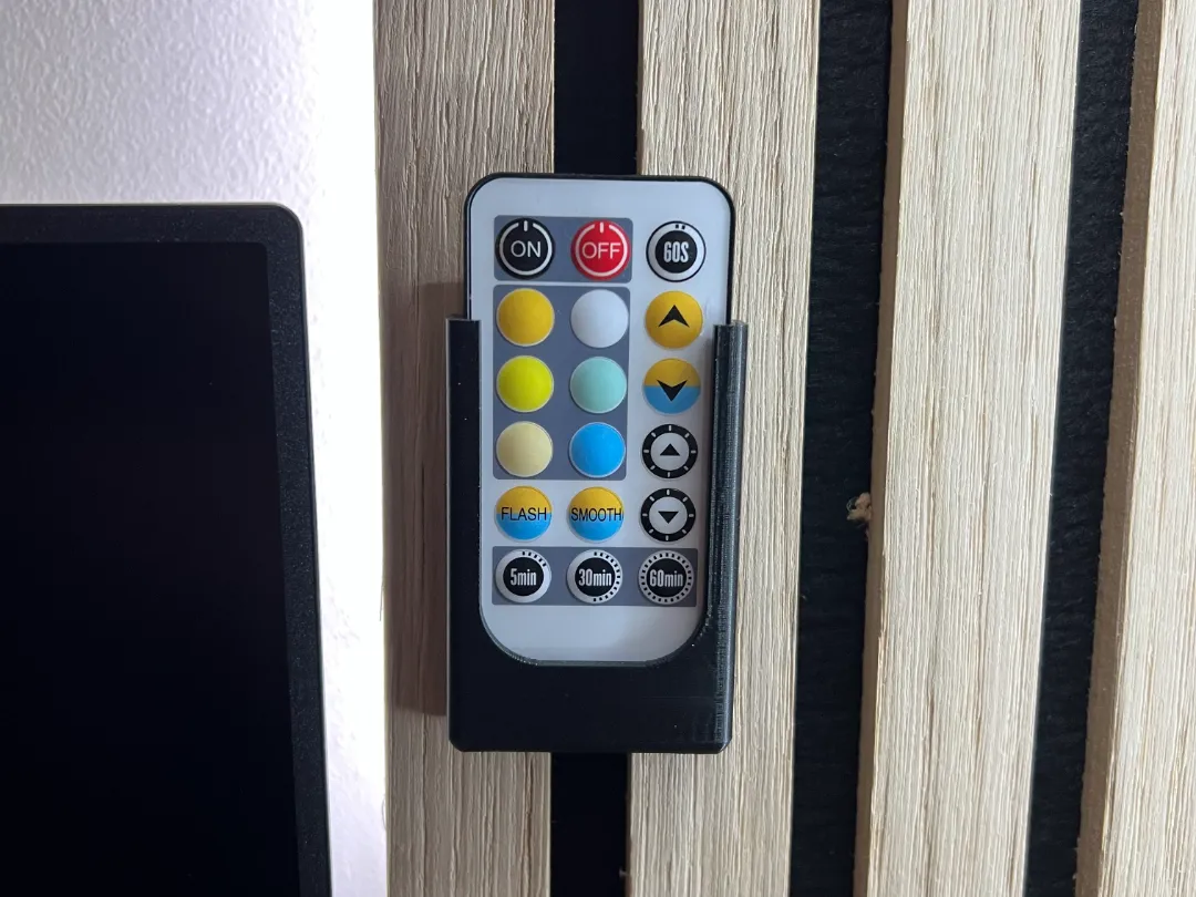 Mount for LED Remote Control for Acoustic Panel - Free 3D Print Model ...