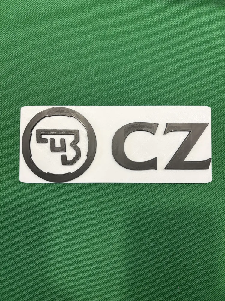 CZ logo Czech arms factory wall art by Pasi.22lrMakerWorld: Download ...
