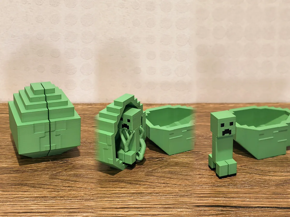 MC Creeper-Spawn-Ei – Kostenloses 3D-Druckmodell – MakerWorld