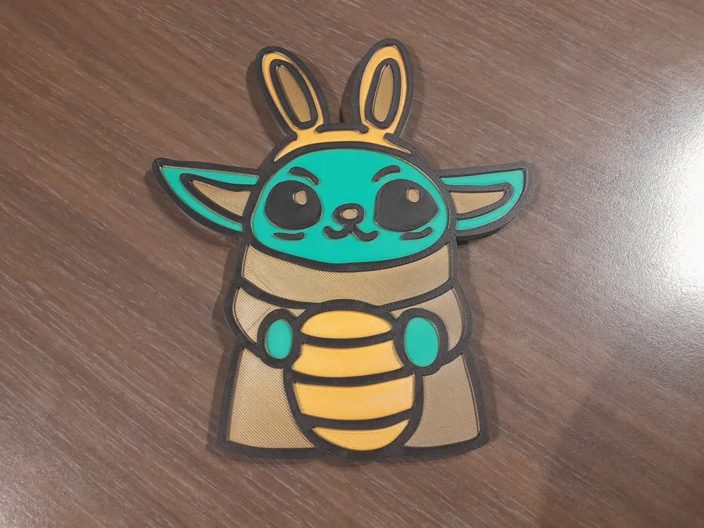 Easter Baby Yoda by Peter Broeders - MakerWorld