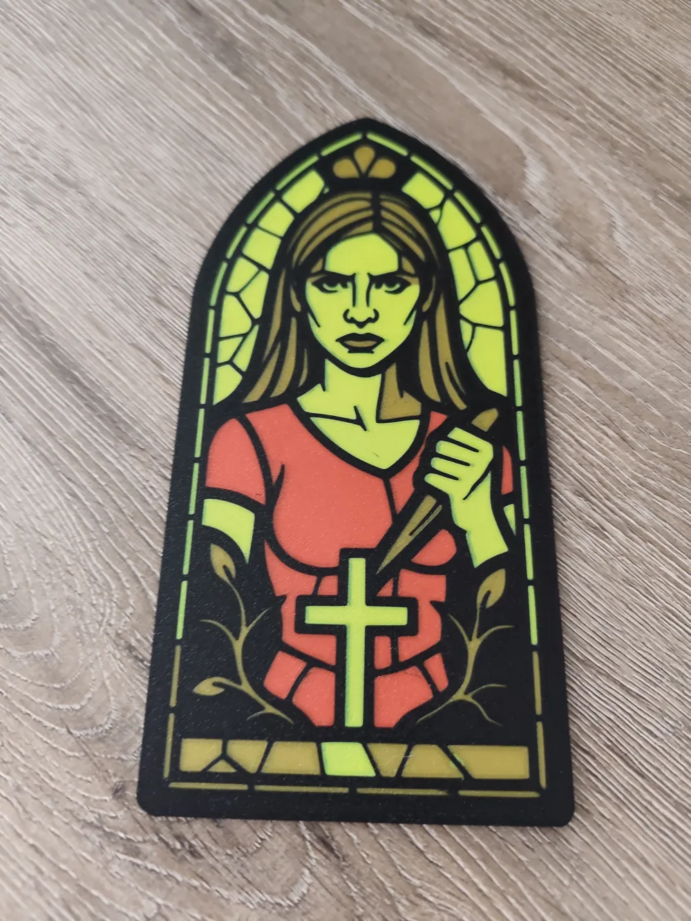 Buffy Stained Glass - Free 3D Print Model - MakerWorld