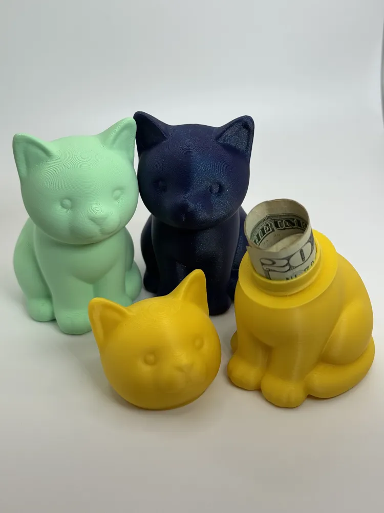 Cash Kitty by KD3D MakerWorld: Download Free 3D Models