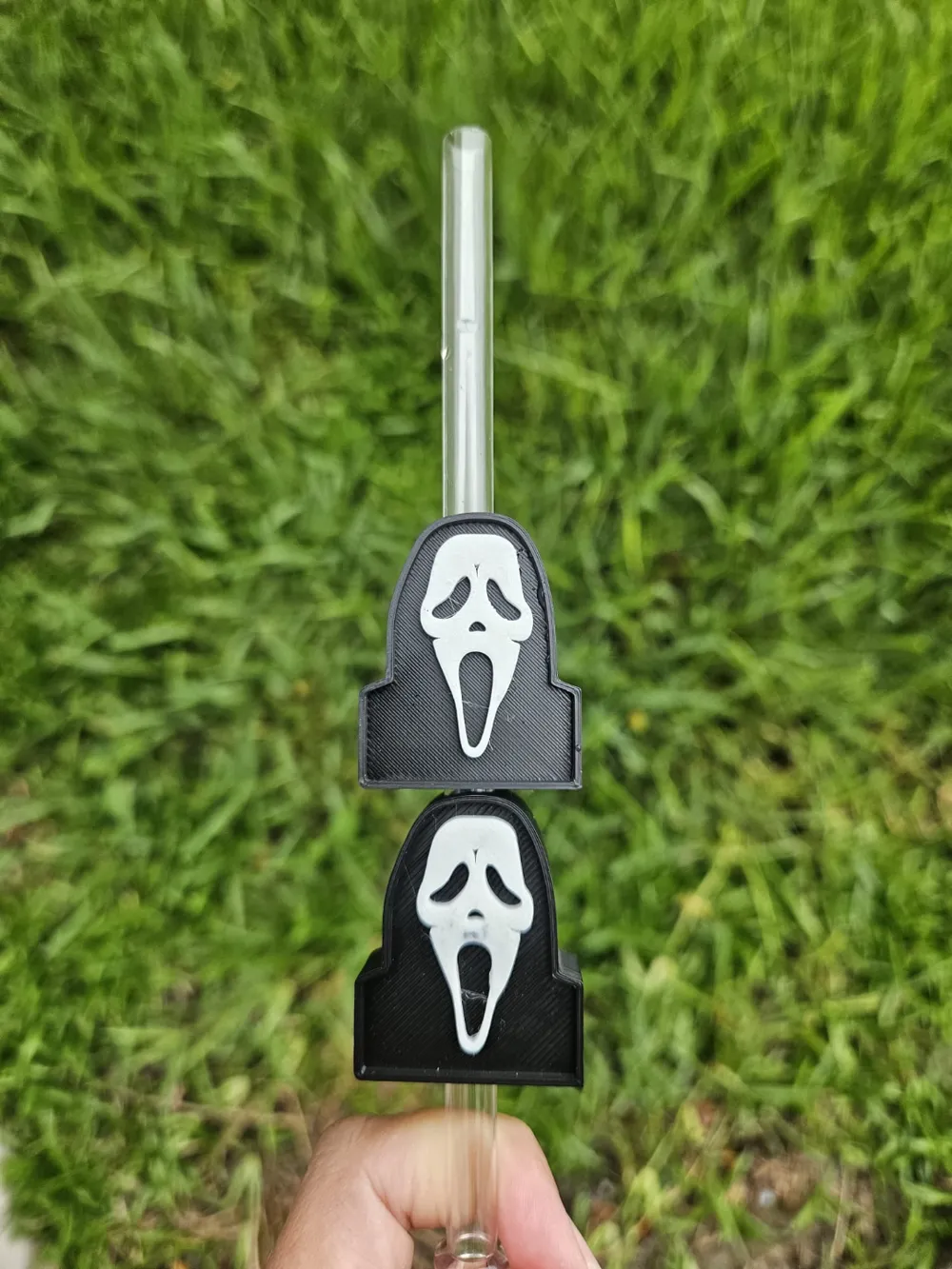 Ghostface straw topper by 3dprints21 - MakerWorld