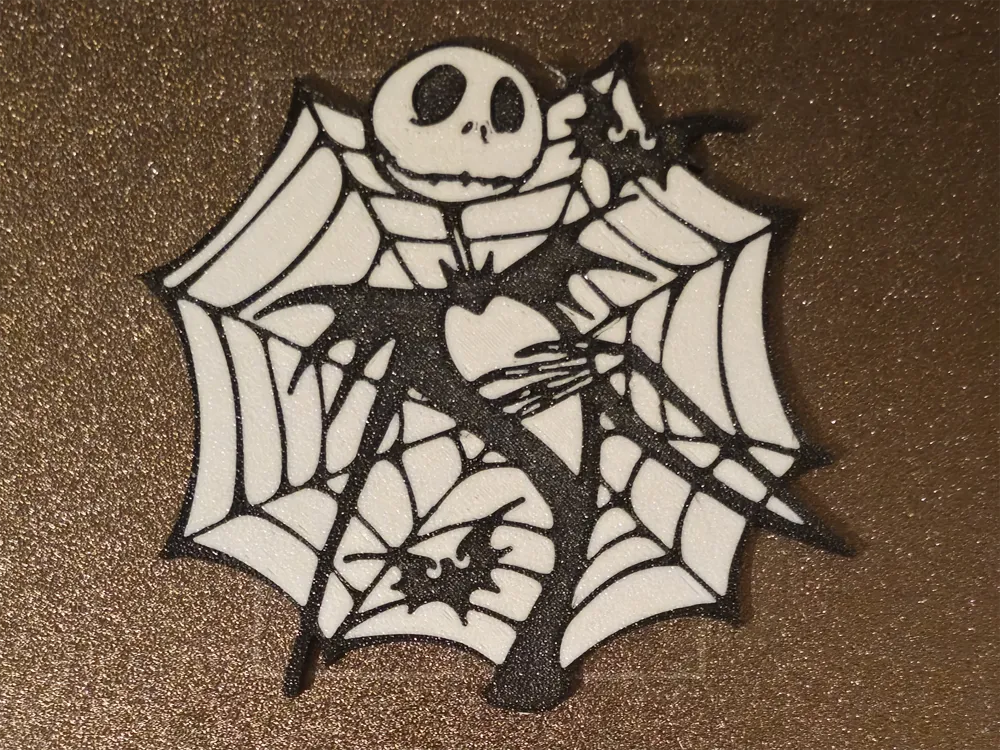 Jack Skellington Web Coaster by neilault MakerWorld: Download Free 3D ...