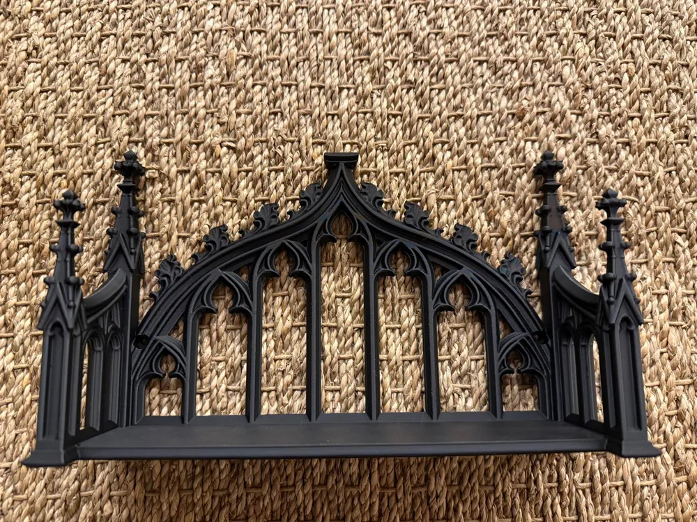 Gothic Wall Shelf - Ancient Style Decor - Free 3D Print Model - MakerWorld