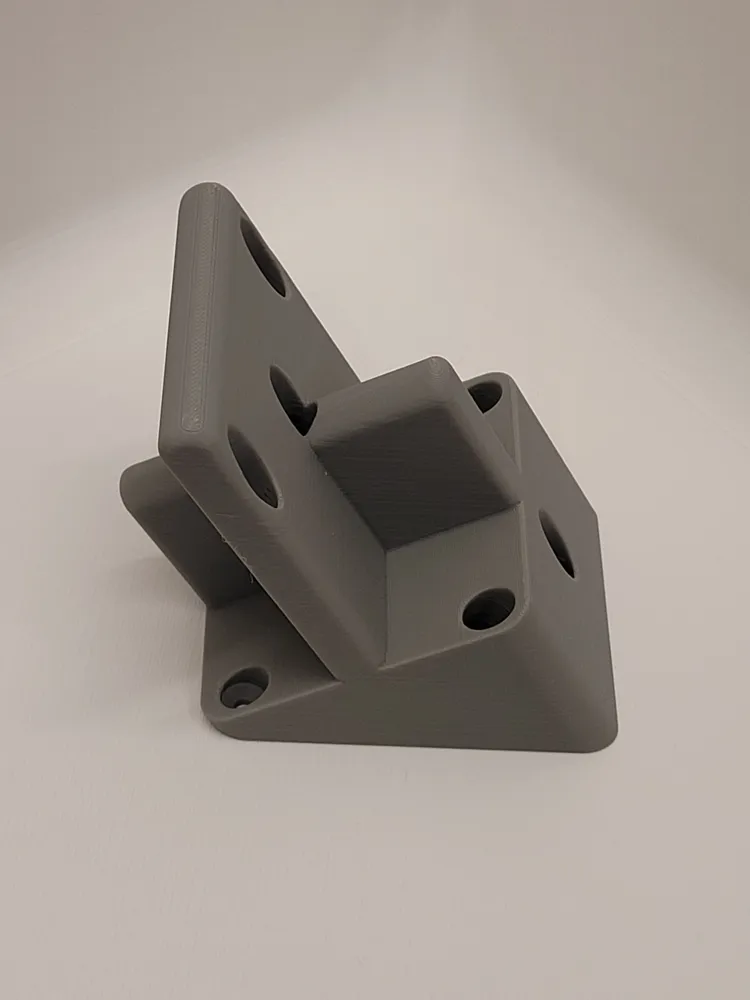 Parallel Clamp Support Block 30 degree wall mount - Free 3D Print Model ...