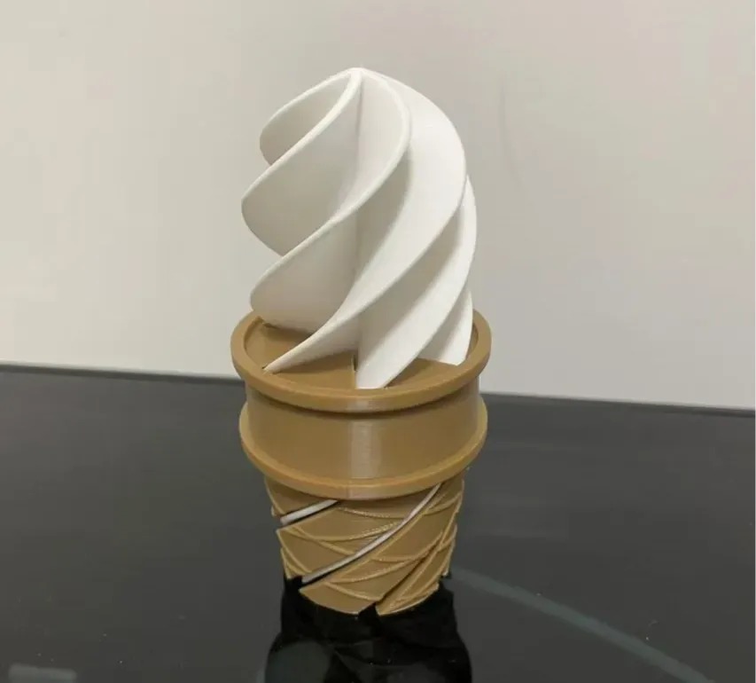 Spiral Egg Roll Ice Cream by 天狼星 - MakerWorld