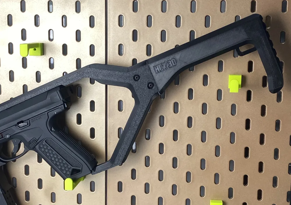 AAP 01 Pistol Airsoft Conversion Kit to SMG - Free 3D Print Model ...