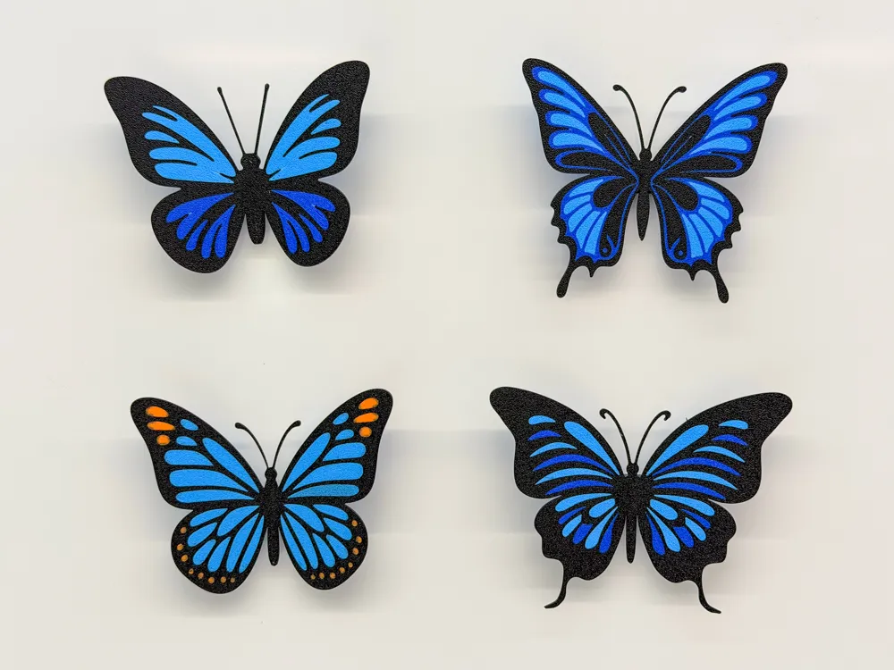 Magnetic Multi-Colour Butterfly – AMS Version by seanliang00 MakerWorld ...