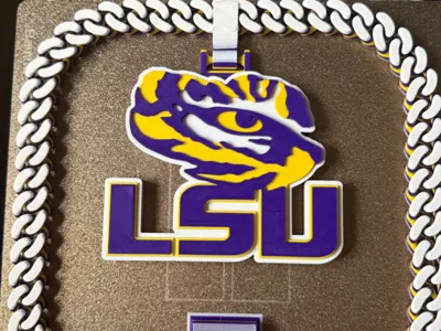 LSU Sports Chain - Free 3D Print Model - MakerWorld