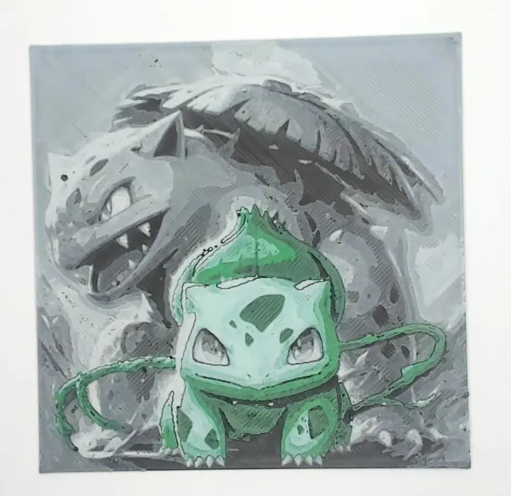 Bulbasaur Hueforge by LoFi Layers MakerWorld: Download Free 3D Models