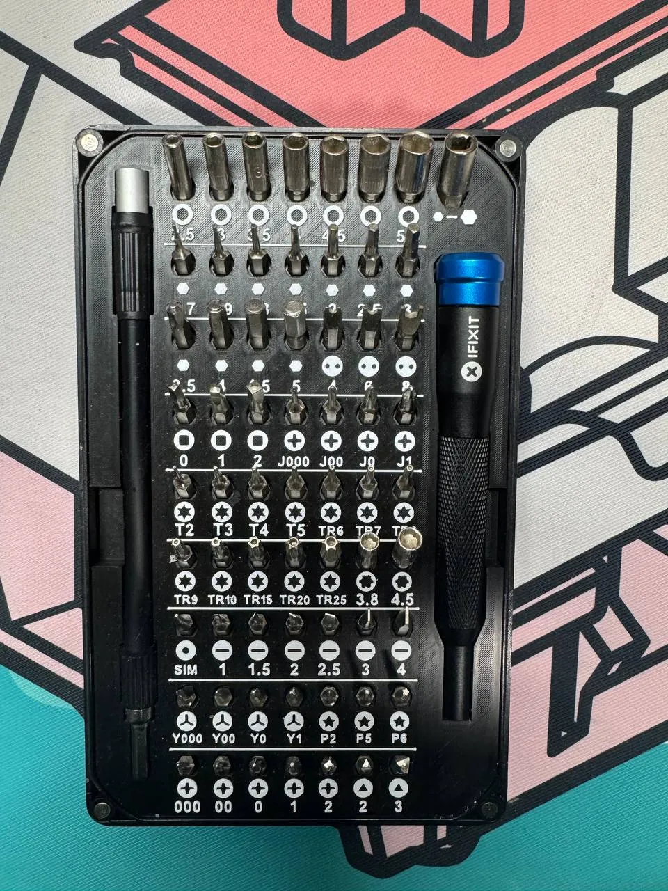 iFixit Mako Bits Insert With Text by Industrial Illusions - MakerWorld