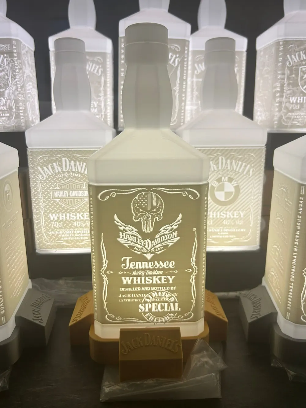 Litho - Jack Daniels - Harley Davidson - Free 3D Print Model - MakerWorld