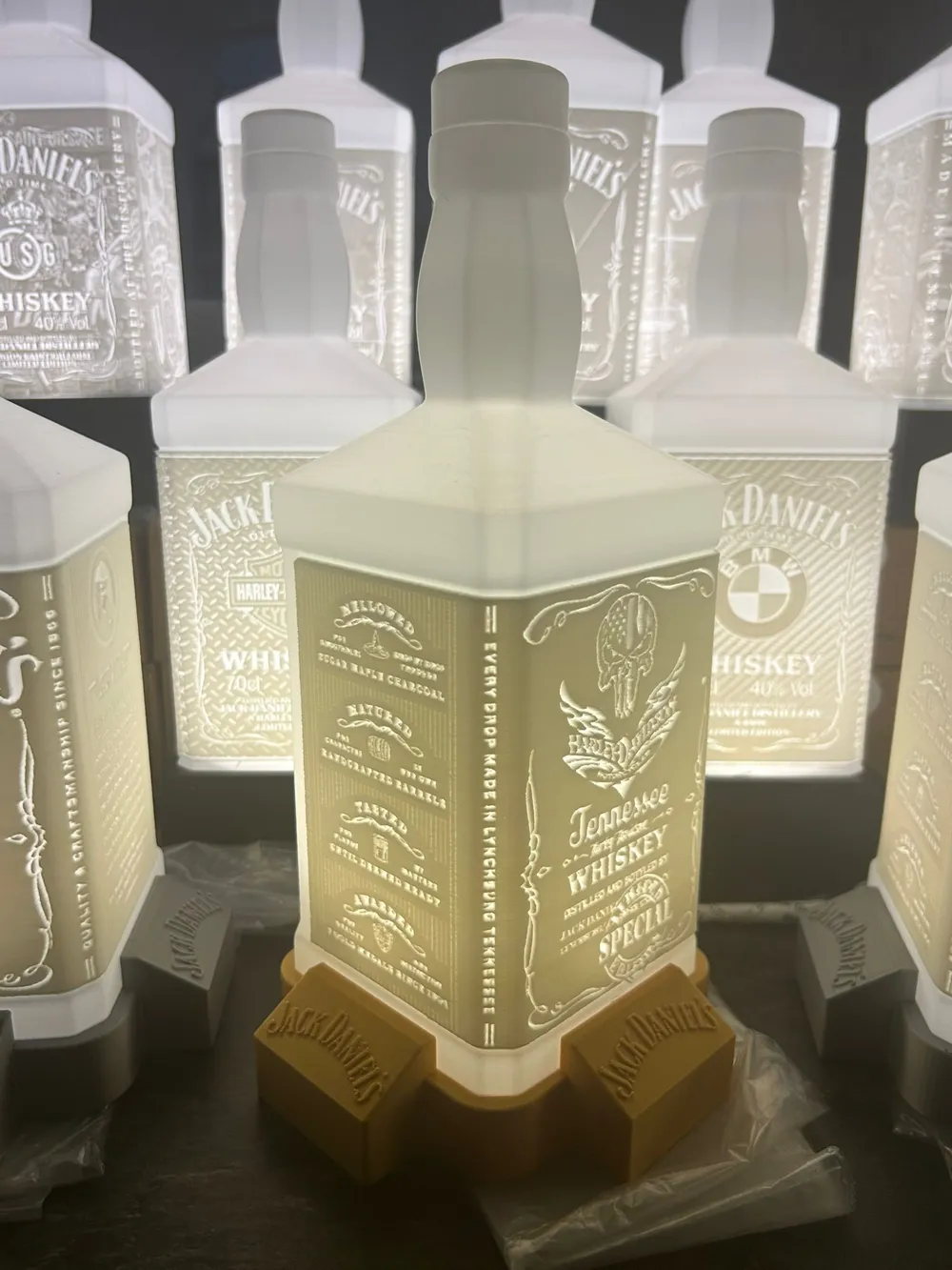 Litho - Jack Daniels - Harley Davidson - Free 3D Print Model - MakerWorld