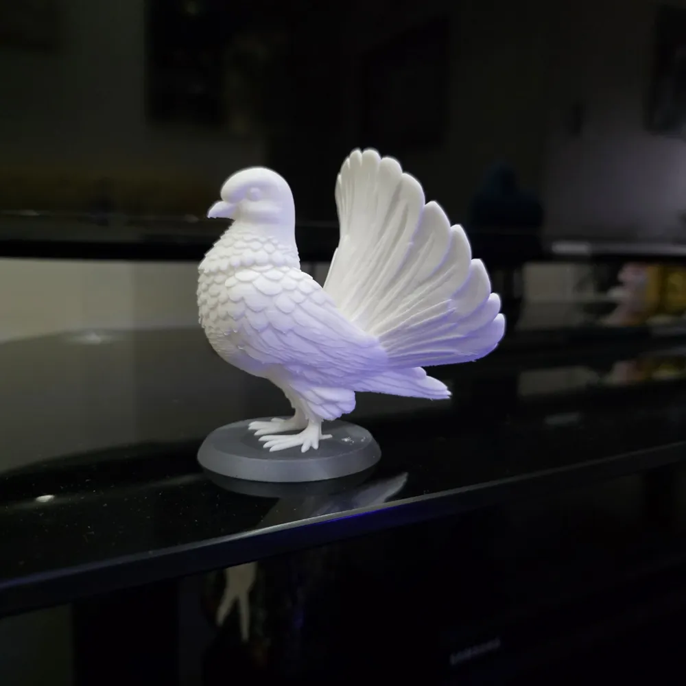 Pigeon Decor Figurine by kos MakerWorld: Download Free 3D Models