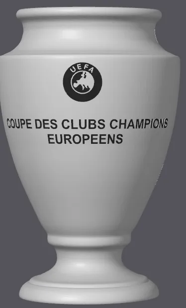 Champions League Cup PSG - Free 3D Print Model - MakerWorld