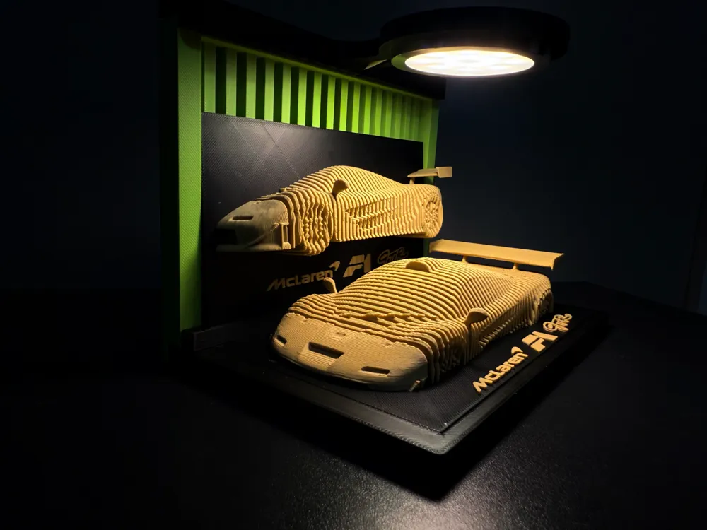 McLaren F1 GTR - Layered Car model! - Free 3D Print Model - MakerWorld