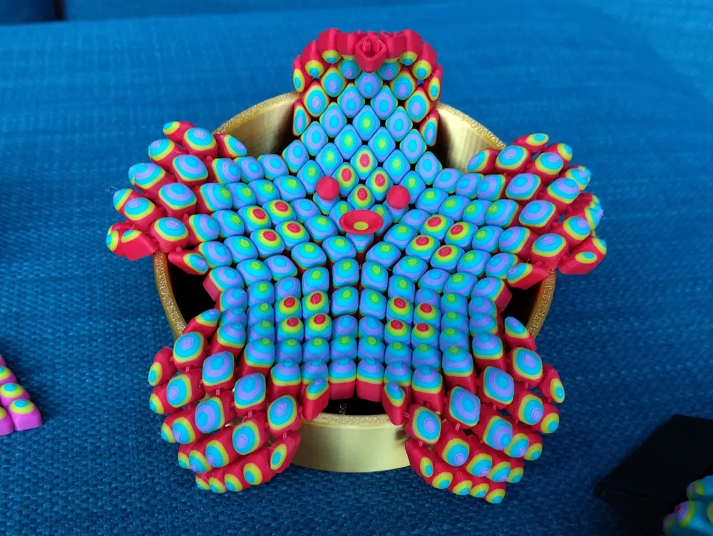 Susie The Symmetrical Flexi Starfish by 3D_Grandpa MakerWorld: Download ...