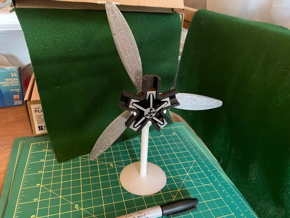 Propeller for Radial engine by Michal by camdingwall17 MakerWorld: Download Free 3D Models