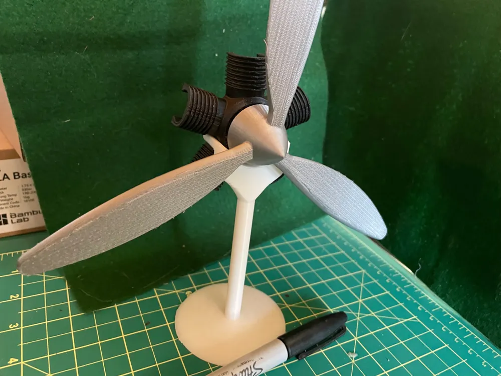 Propeller for Radial engine by Michal by camdingwall17 MakerWorld: Download Free 3D Models