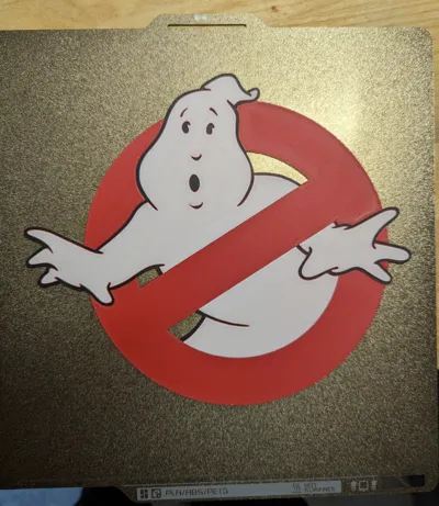 Hueforge - Ghostbusters Logo Cutout by Zappelbrox - MakerWorld
