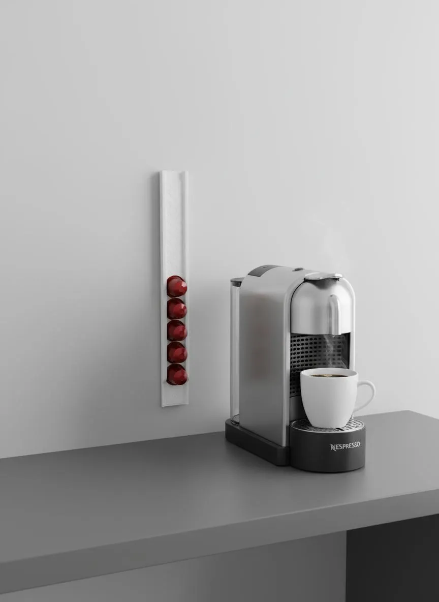 Nespresso Modular Wall Capsule Holder - Free 3D Print Model - MakerWorld