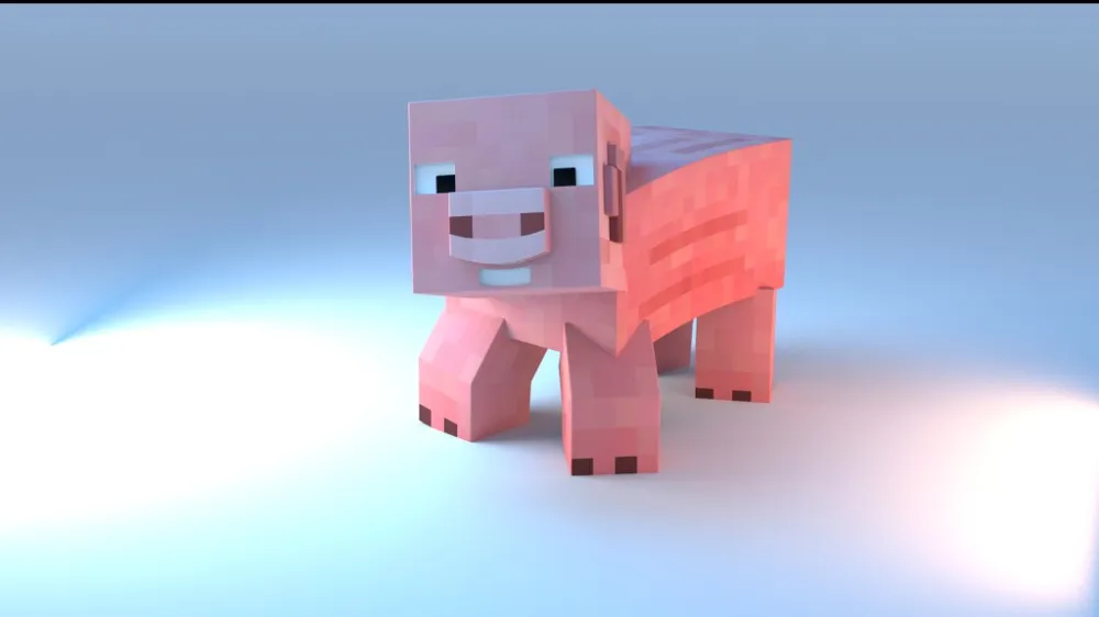 Minecraft Fidget Pig Toy by bartekdrukarka MakerWorld: Download Free 3D ...