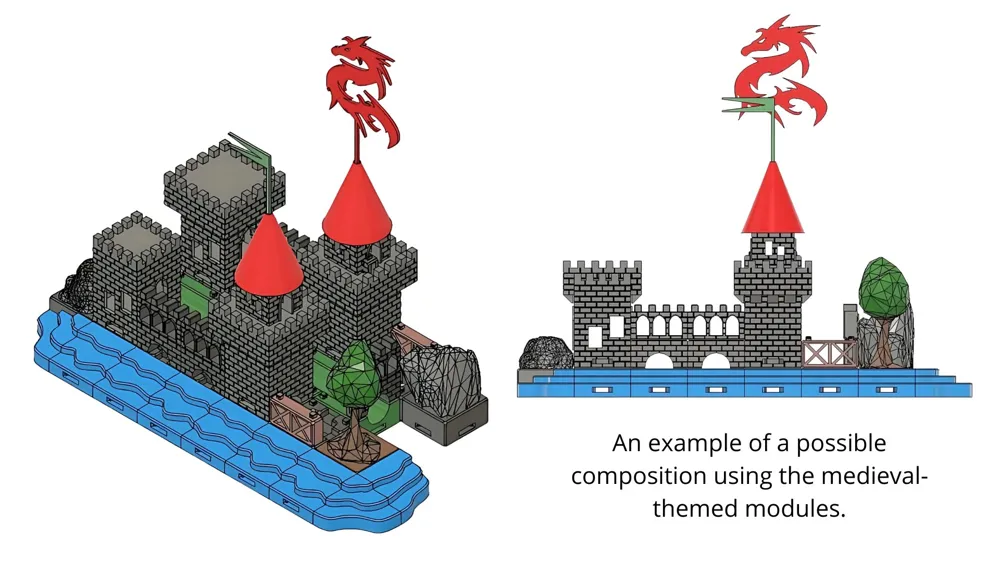 ADD-ON 130 for Ultimate 3D Printable Marble Run by am-media.biz ...