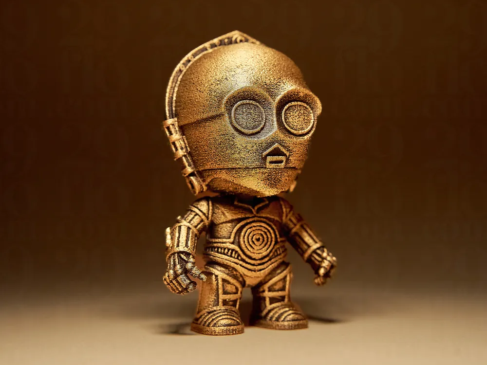 Mini C3PO Figurine by 29FLO MakerWorld: Download Free 3D Models
