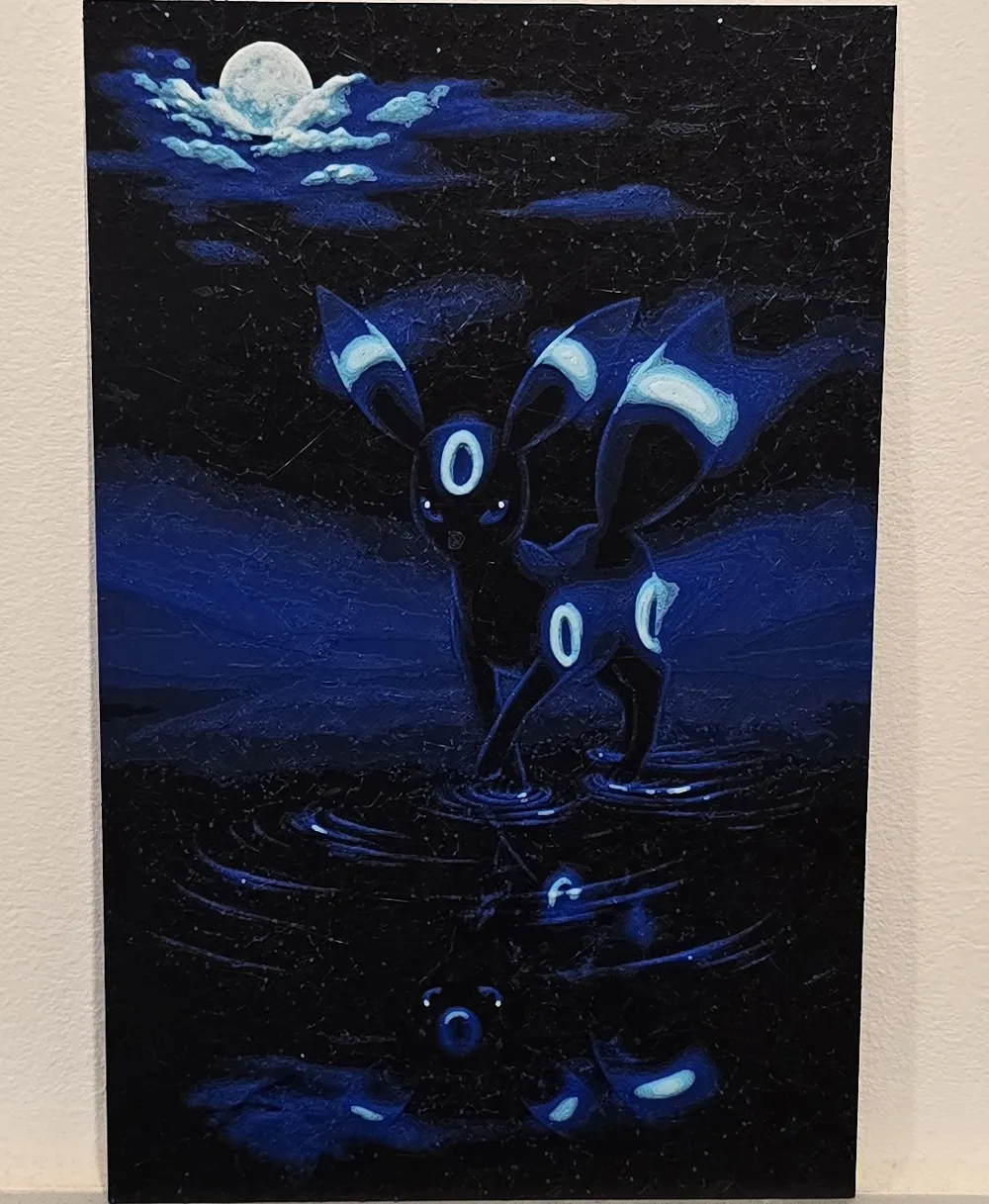 HueForge Pokémon Umbreon - Free 3D Print Model - MakerWorld