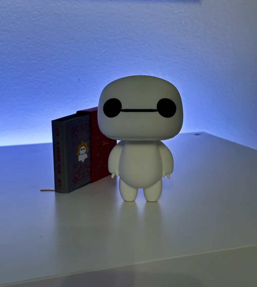 Baymax Funko POP style Disney - Free 3D Print Model - MakerWorld