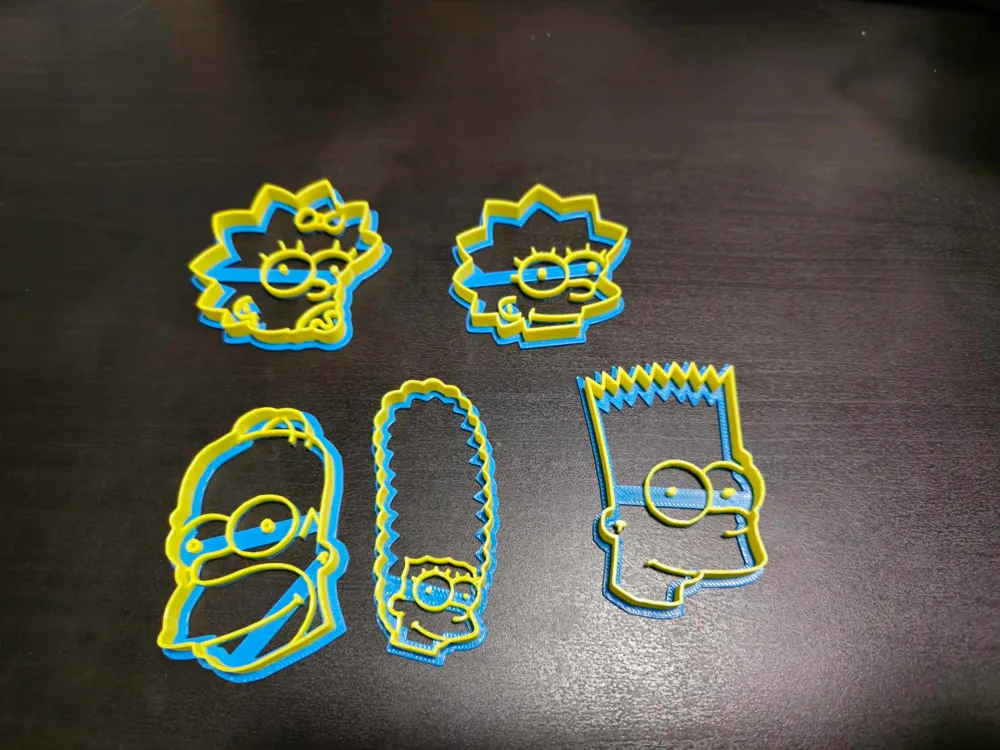 The Simpsons Cookie Cutter by 3DBURI - MakerWorld