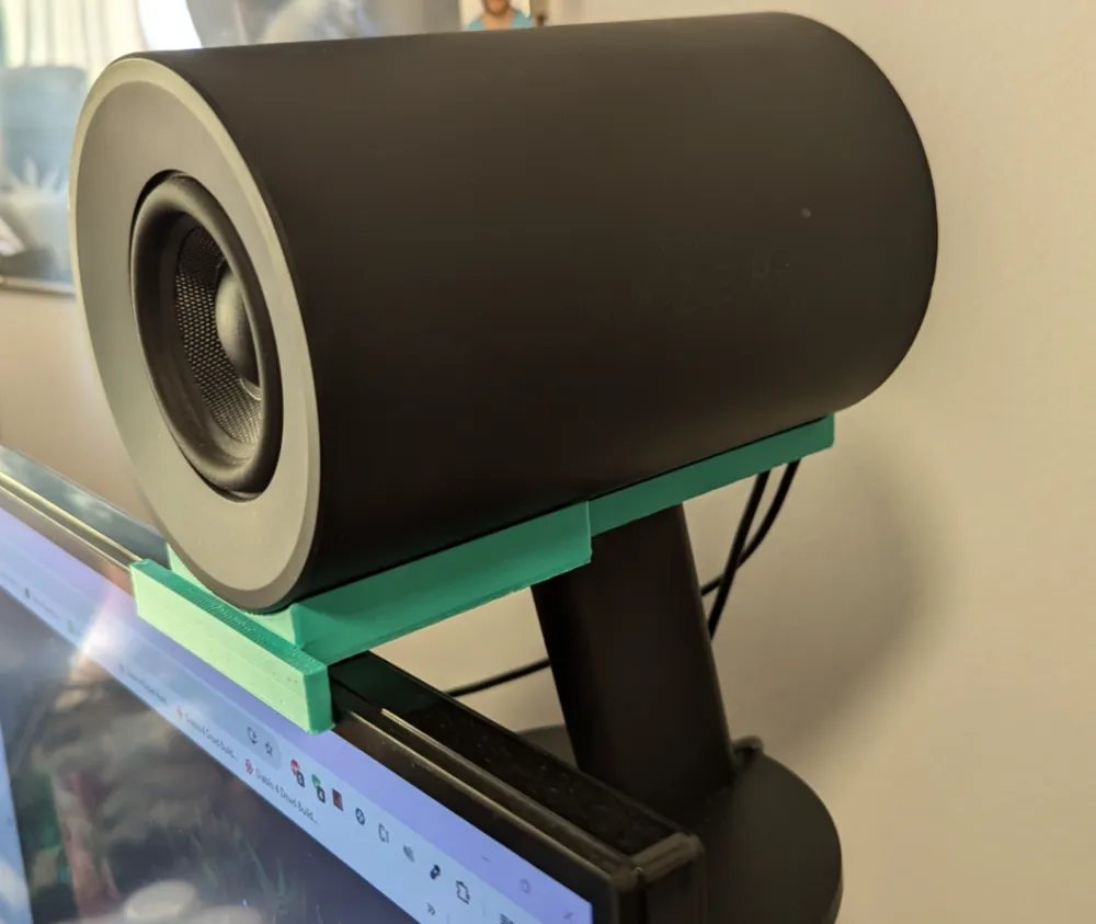 Razer Nommo top monitor mount - Free 3D Print Model - MakerWorld