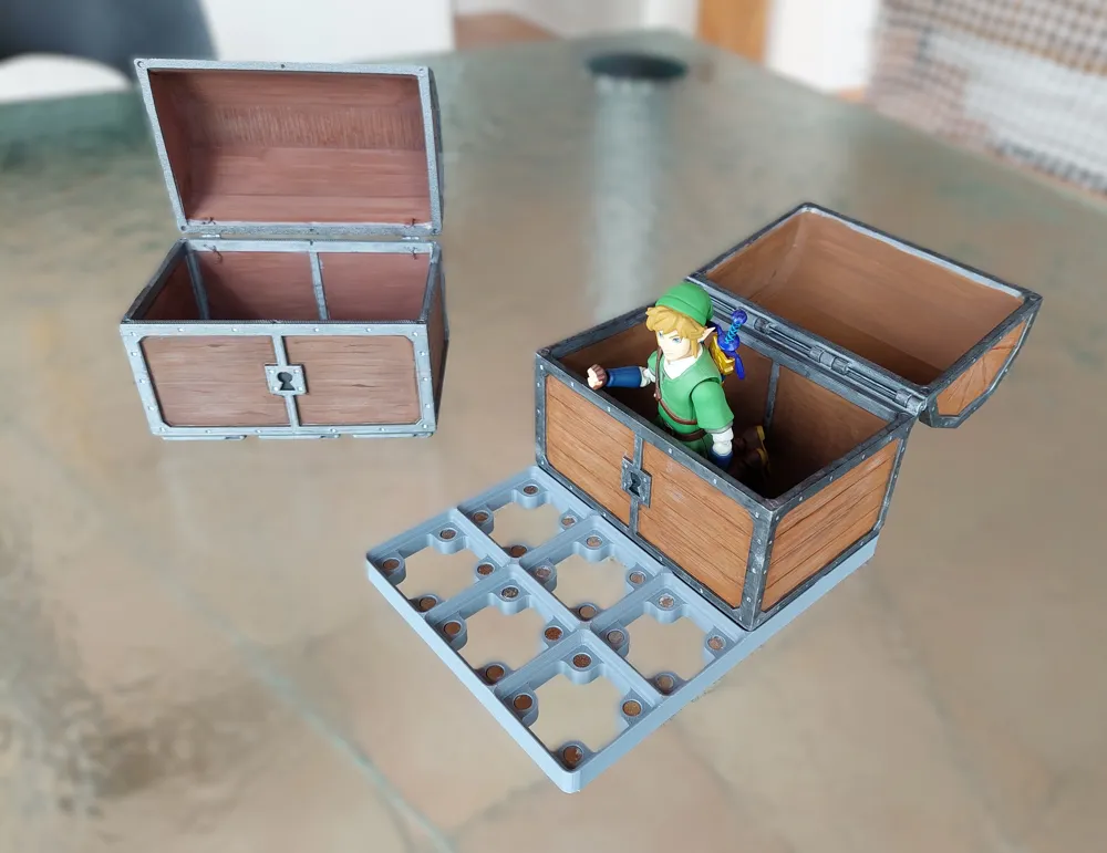 Zelda OoT style Treasure Chest - Gridfinity - Free 3D Print Model ...