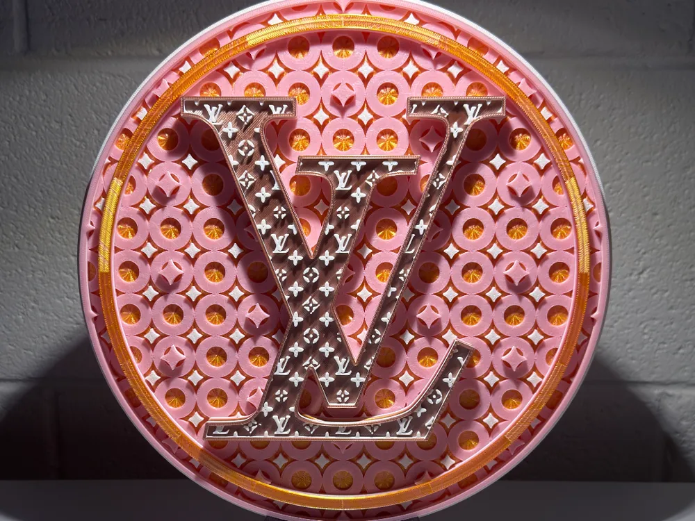 Louis Vuitton Dimensional Mosaic - Free 3D Print Model - MakerWorld